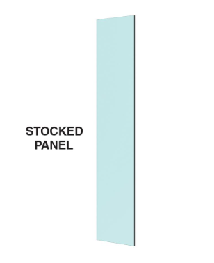 10mm Clear Float Toughened Glass Panel - With Dubbed Corners - 200 x 9 ...