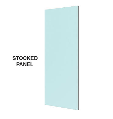 10mm Clear Float Toughened Glass Panel - With Dubbed Corners - 400 x 9 ...