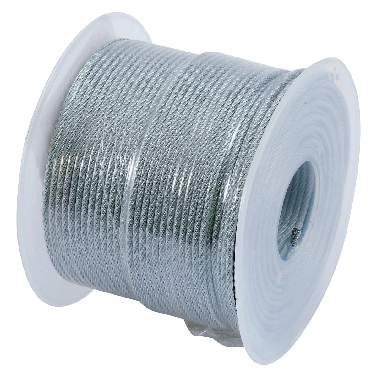 Catenary Wire Suspension Cable 3mm x 100 Metre Drum Galvanised Mild St ...