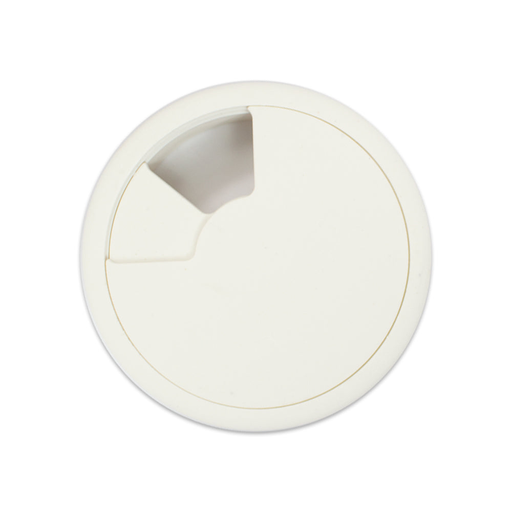 Cable tidy Desk insert Grommet White — Trade Superstore Online