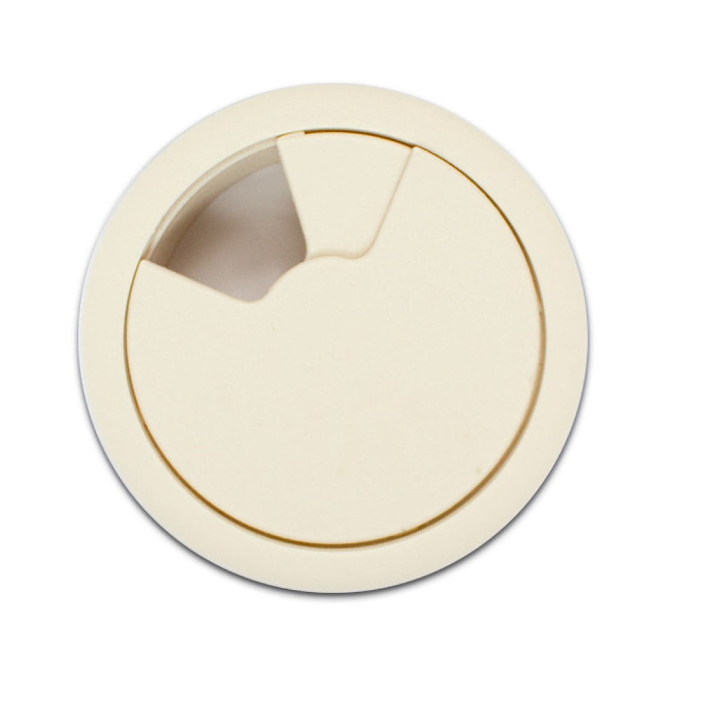 Cable tidy Desk insert Grommet Beige — Trade Superstore Online
