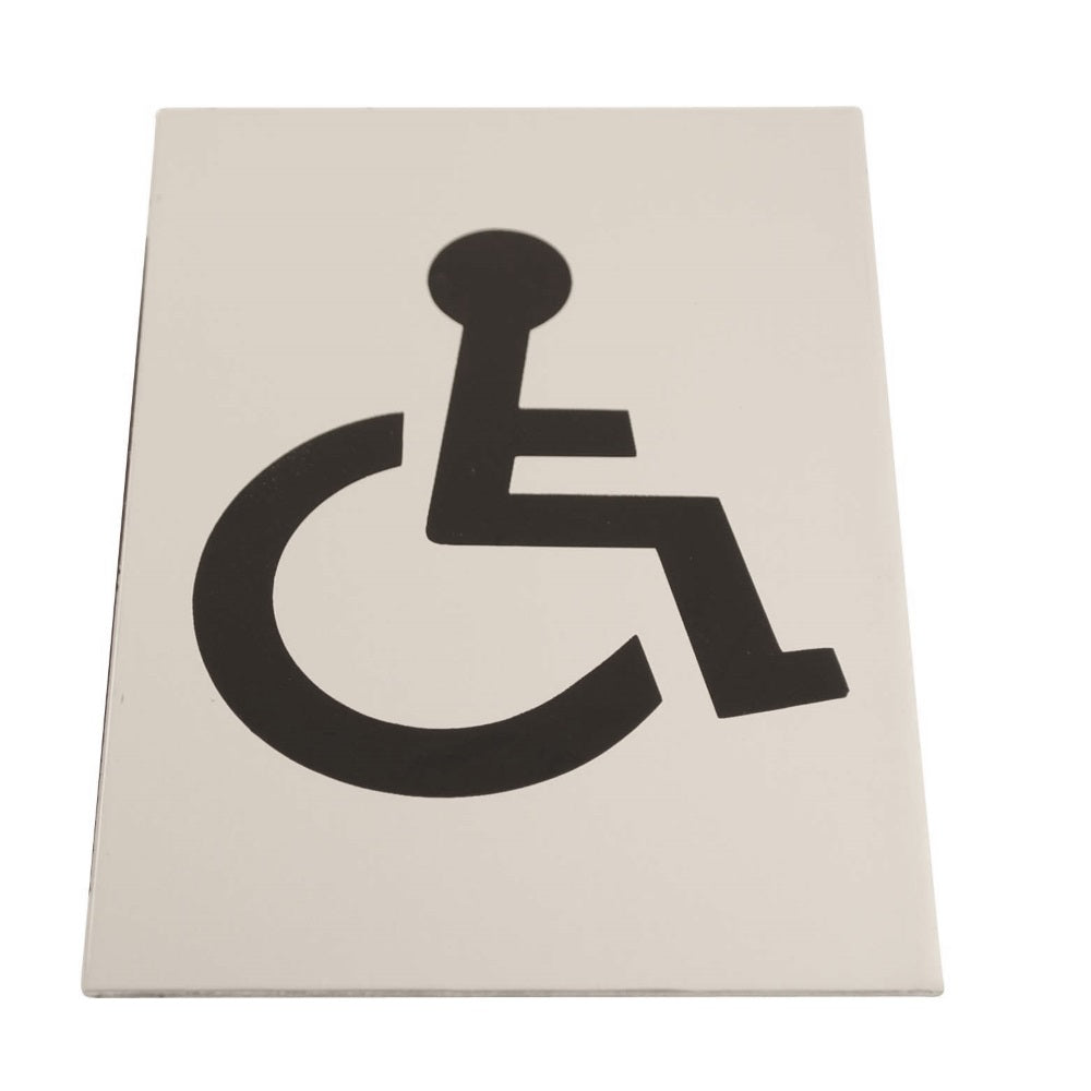 Sign Screen Printed Disabled SAA 150x100mm — Trade Superstore Online