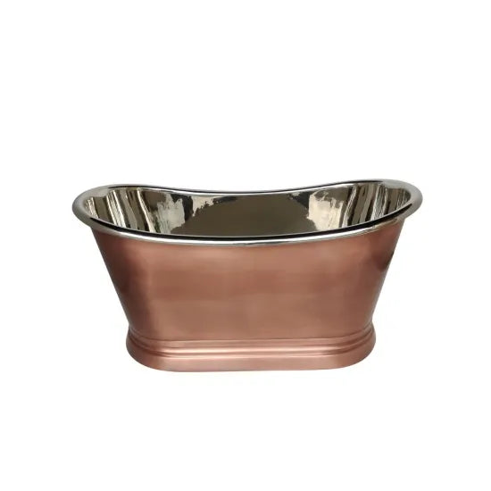 BC Designs 1500mm Antique Copper Freestanding Boat Bath — Trade ...