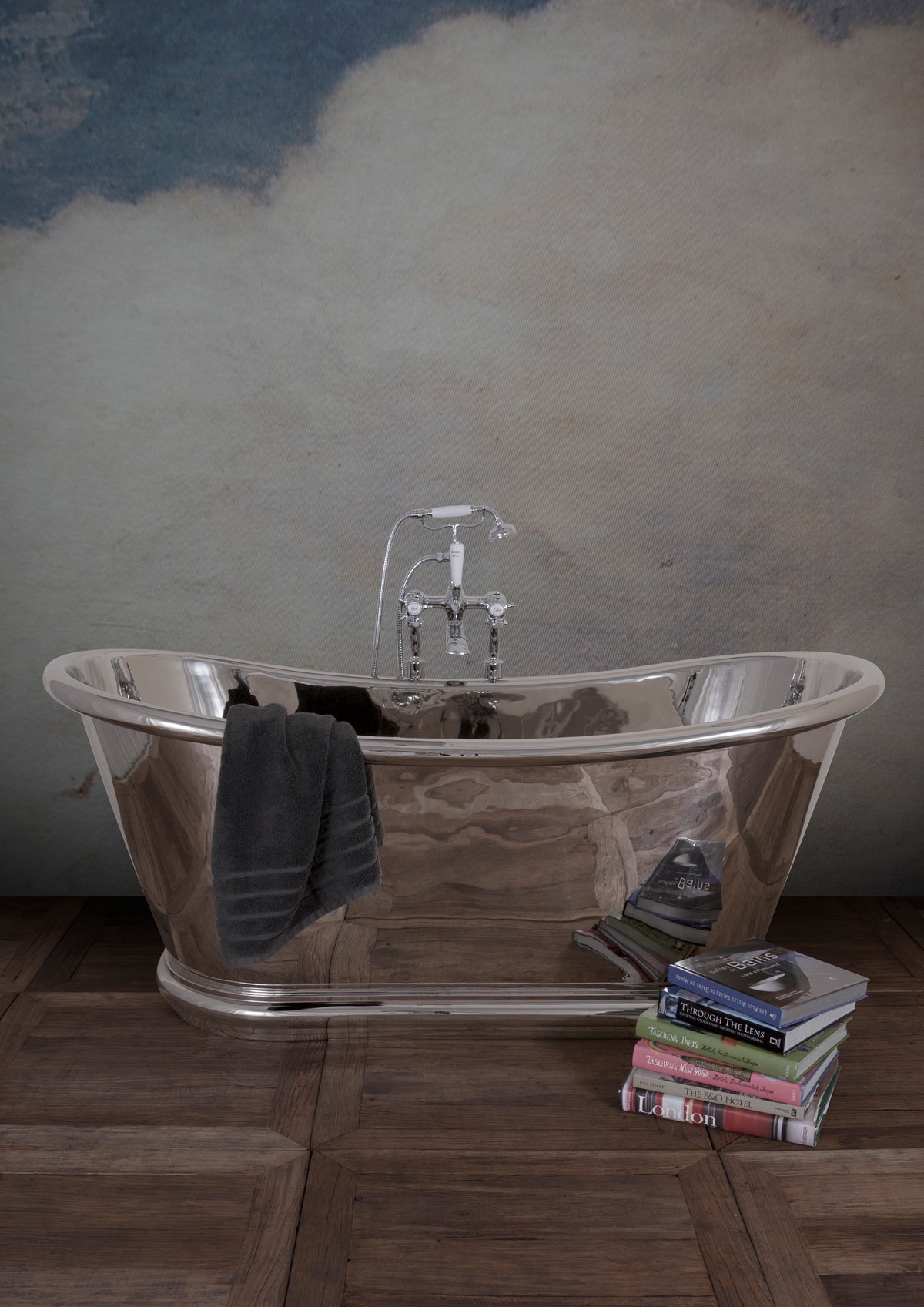 Hurlingham Bulle Nickel Bath 1700x740 Freestanding Bathtub — Trade ...
