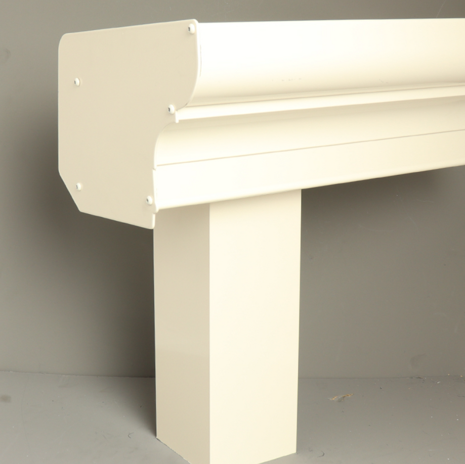Pigato Veranda - Cream - Classic Gutter - Square without Base Plate ...