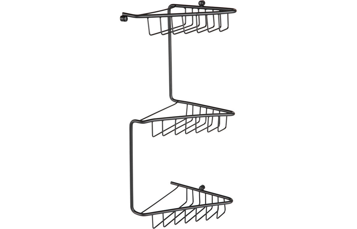 Elara 3-Tier Corner Shower Caddy - Black — Trade Superstore Online