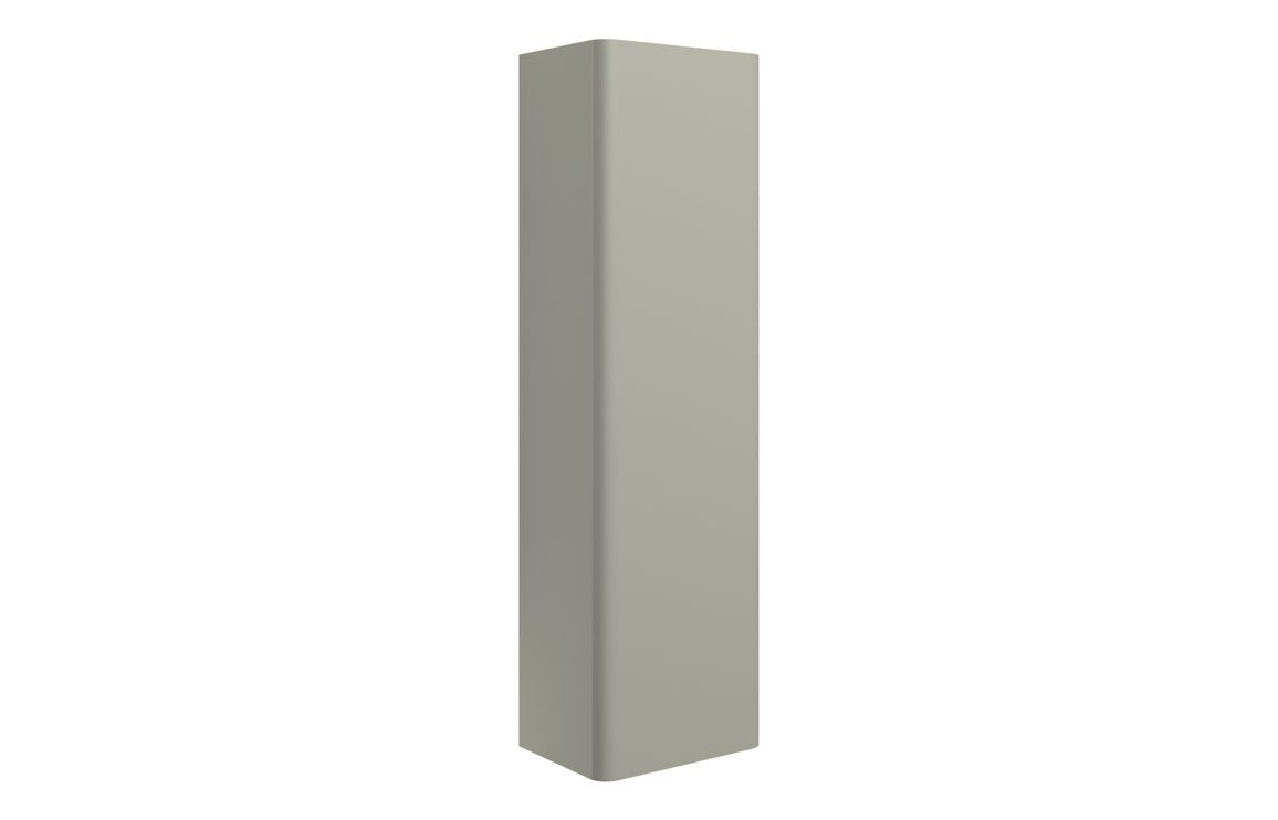 Celeste 350mm Wall Hung 1 Door Tall Unit - Matt Latte — Trade ...
