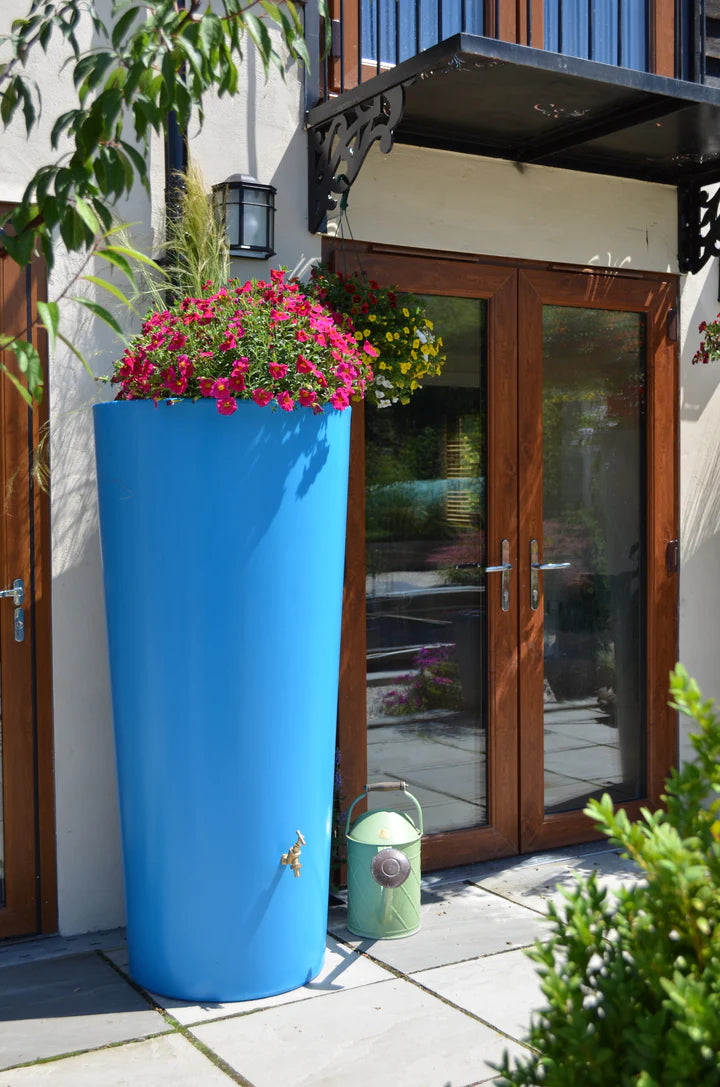 Big City Water Butt Planter - Light Blue — Trade Superstore Online