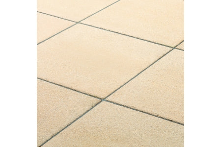 Textured Buff Paving Slab - 450 x 450 x 32mm — Trade Superstore Online