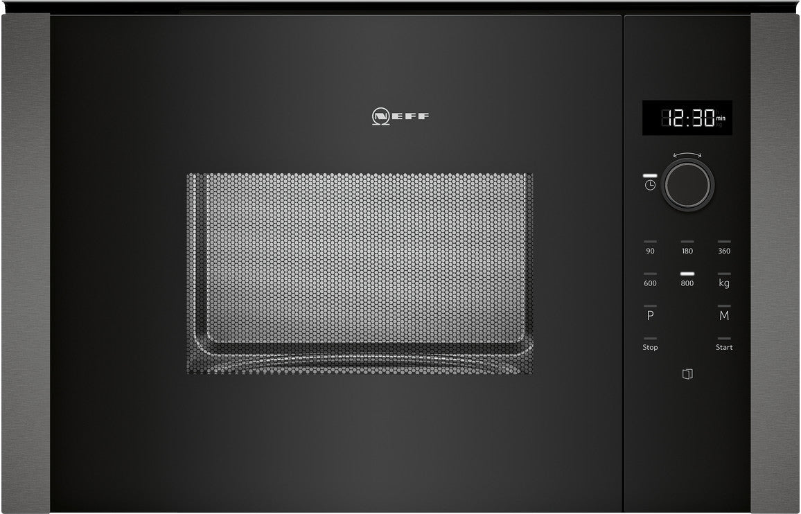 Neff N50 HLAWD23G0B B/I 800W Microwave - Graphite Grey — Trade ...