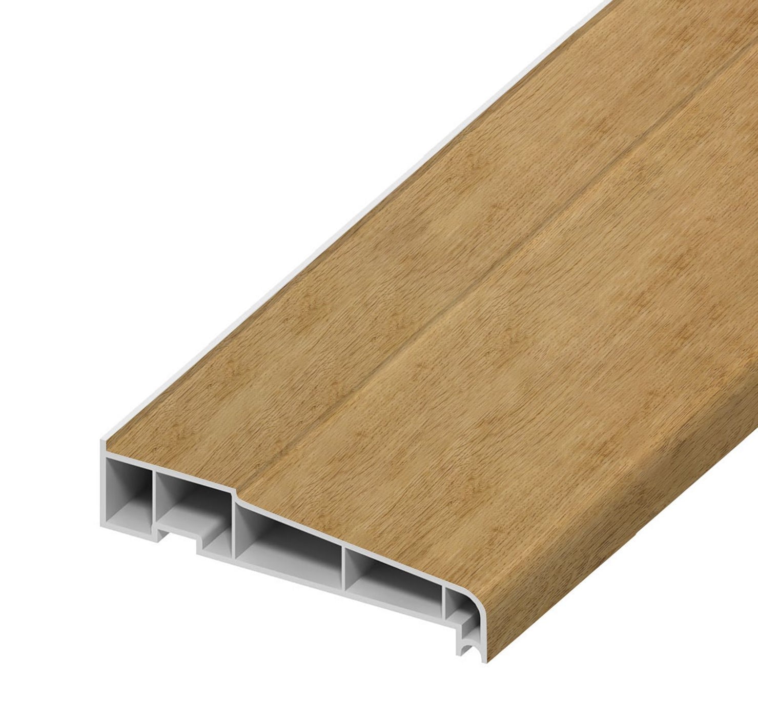Irish Oak Woodgrain uPVC Window Cill Both Faces 150mm (6m Length ...