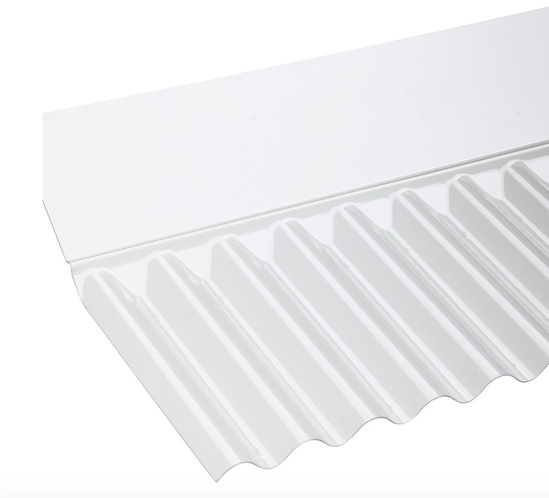 PVC Wall Flashing to suit Mini Profile Clear — Trade Superstore Online