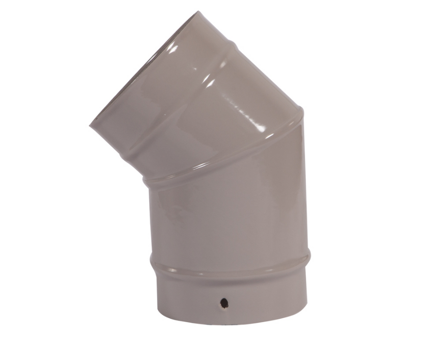 Carron 5'' Stove Pipe 135° Bend (TVE Pipe) — Trade Superstore Online