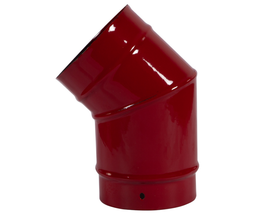 Carron 5'' Stove Pipe 135° Bend (TVE Pipe) — Trade Superstore Online
