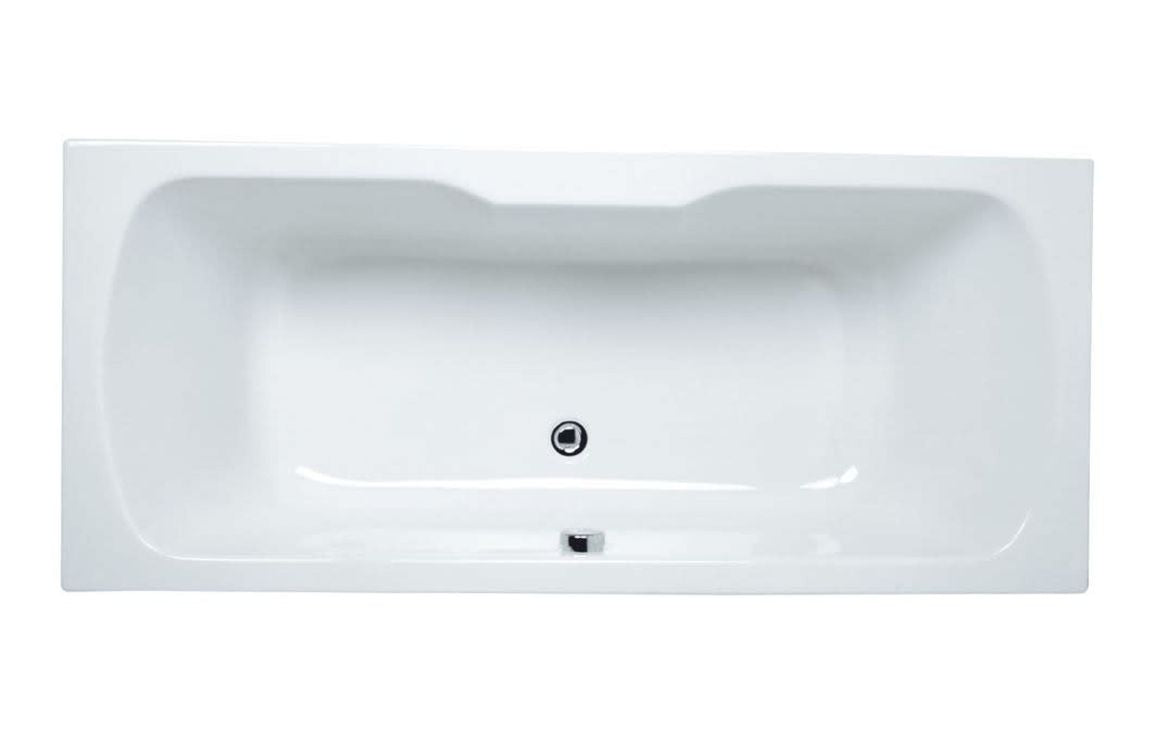 VitrA Optima 0TH 1700x750mm Double Ended Bath — Trade Superstore Online