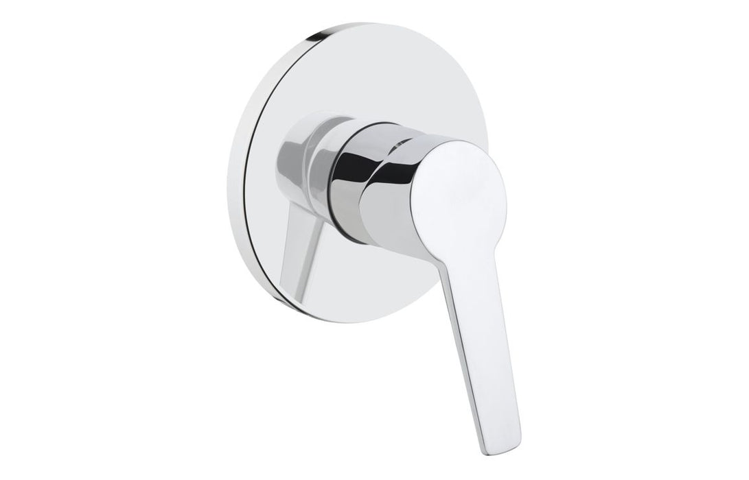 VitrA Solid S Wall Integrated Shower Mixer - Chrome — Trade Superstore Online