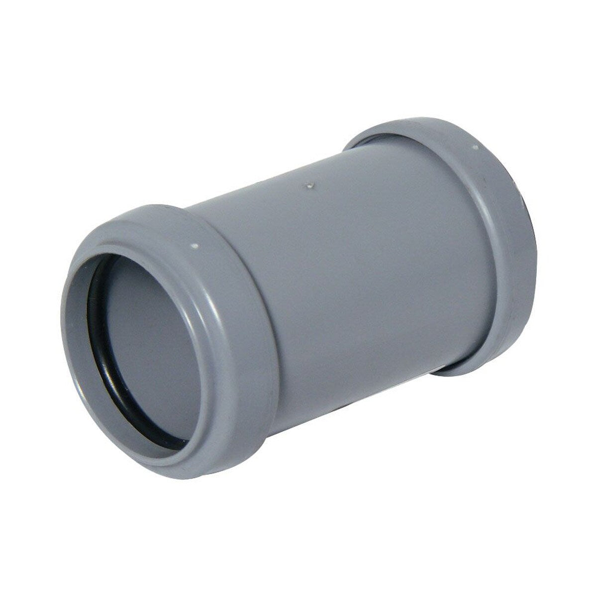 Waste Pipe Straight Connector (Grey) (40mm) — Trade Superstore Online