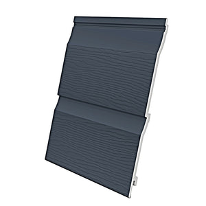 Anthracite Grey Fortex Double Plank Shiplap Embossed Cladding 333mm (5 ...