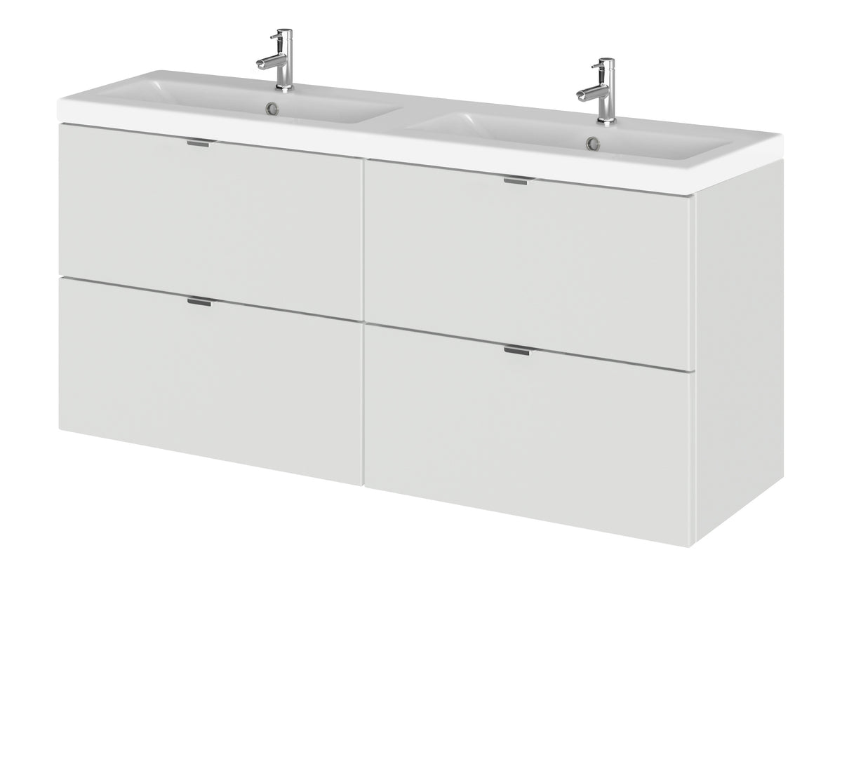 1200mm Vanity Unit & Double Ceramic Basin — Trade Superstore Online