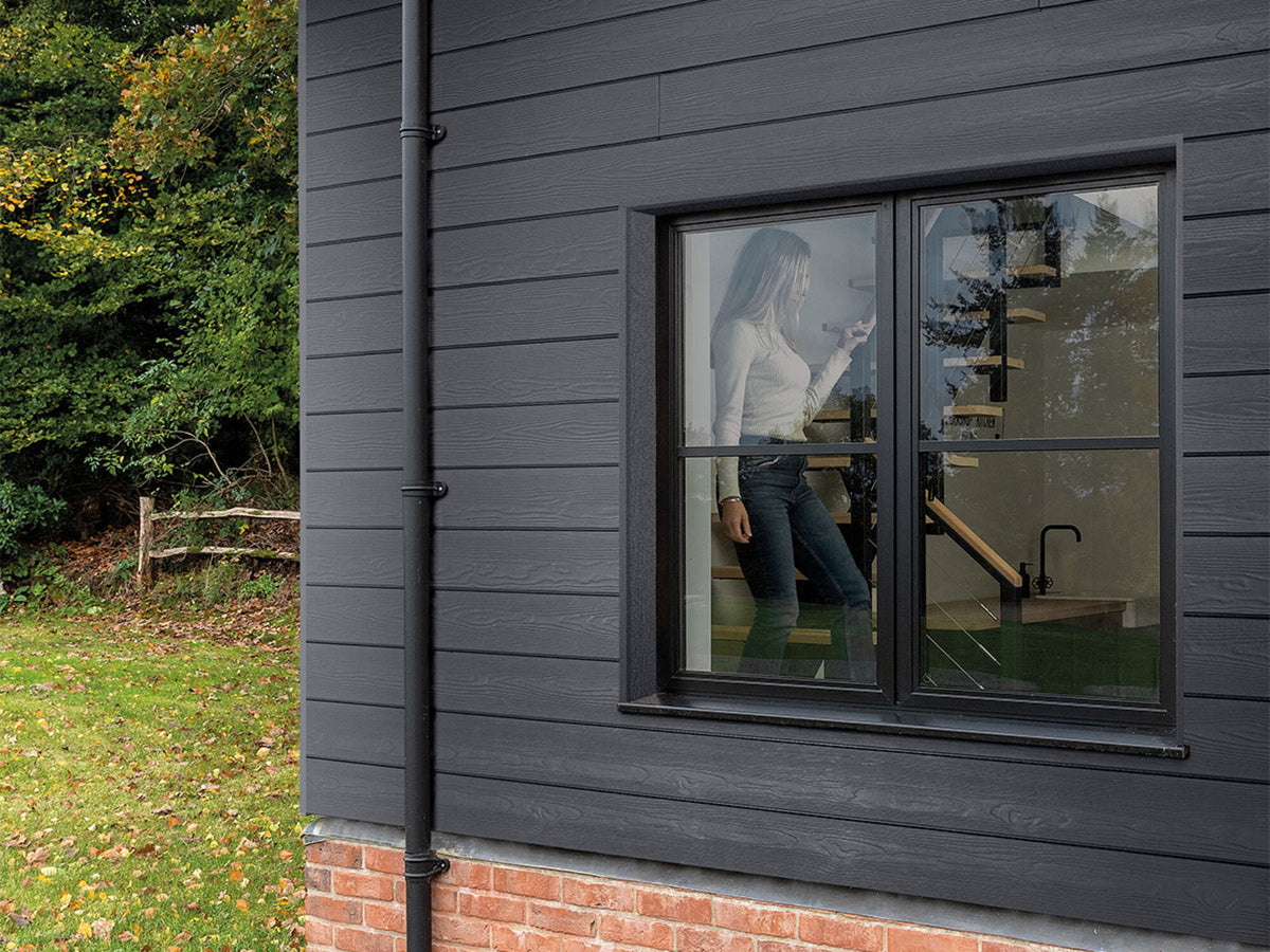Slate Grey Cedral Click Plank - Woodgrain Finish (C18) - 3600 x 186 x ...