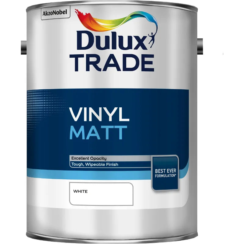 Dulux Trade Vinyl Matt White — Trade Superstore Online