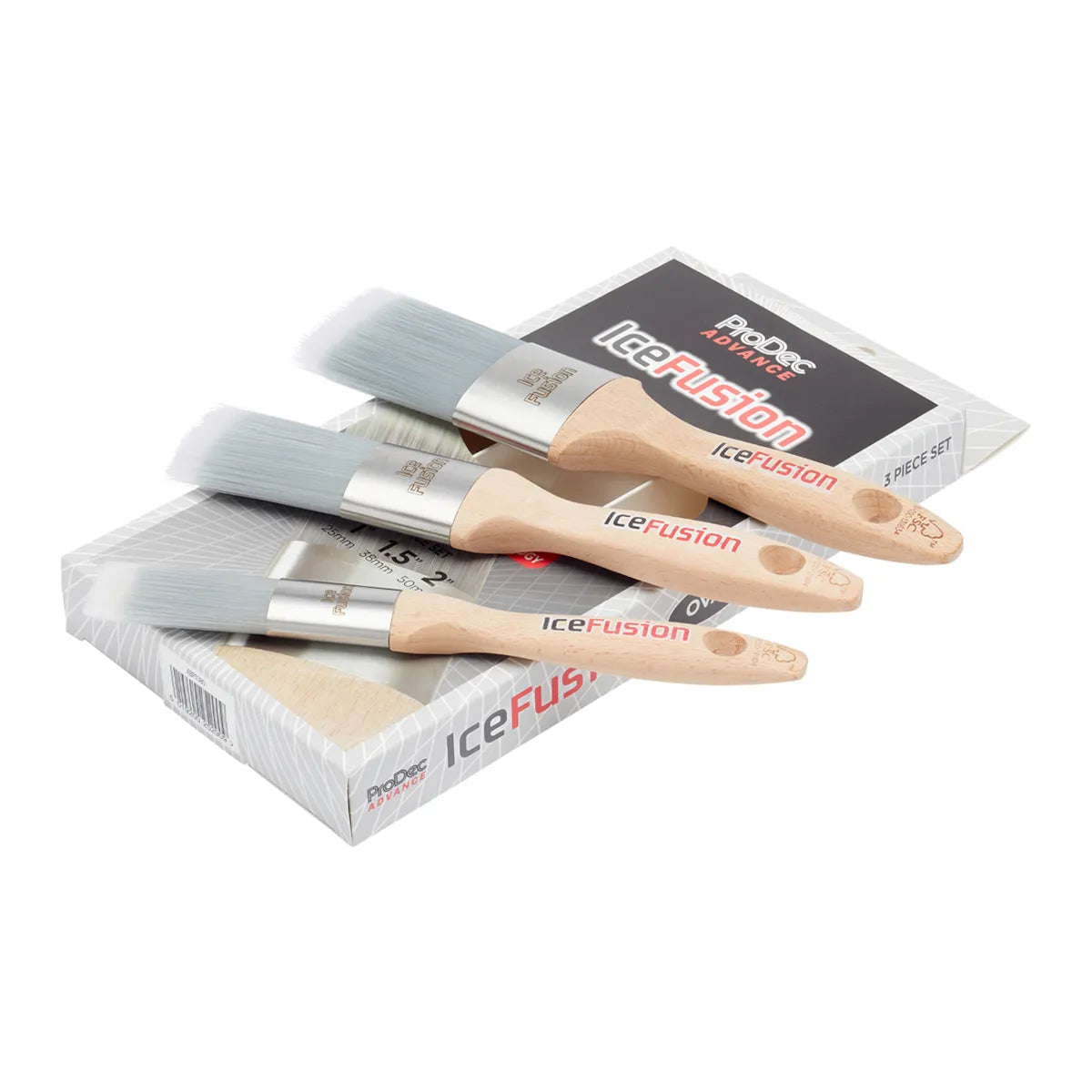 Prodec Ice Fusion Oval 3 Piece Brush Set — Trade Superstore Online