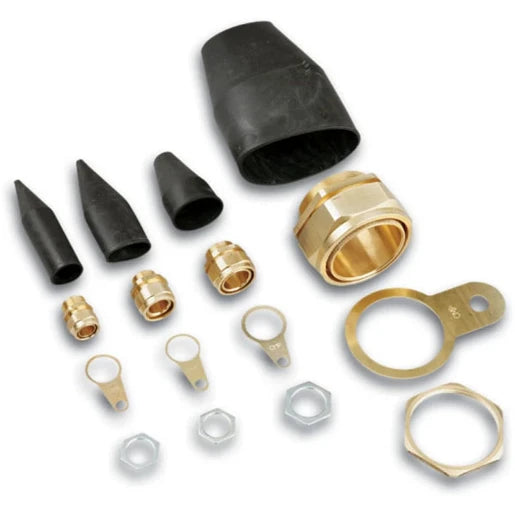 Armoured Cable Gland Pack Indoor BW50S C/W Locknut, Earth Tag+PVC Shro ...