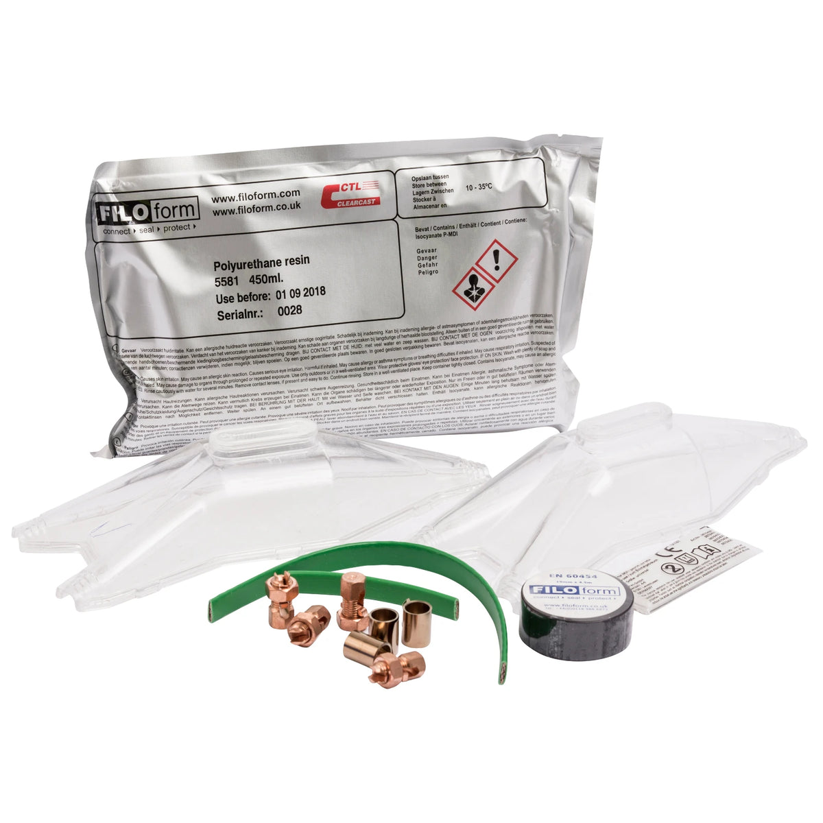 Resin Jointing Kit Y Branch for 1.-6.0mm² Armoured Cables — Trade ...