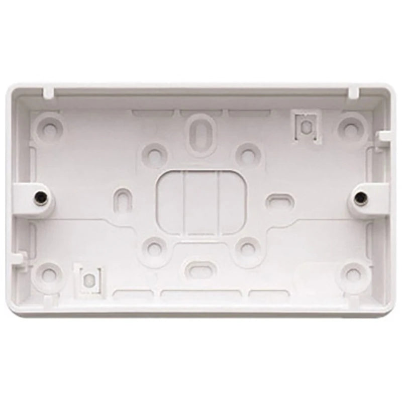 Box 2 Gang PVC Surface 87 x 148 x 32mm White — Trade Superstore Online