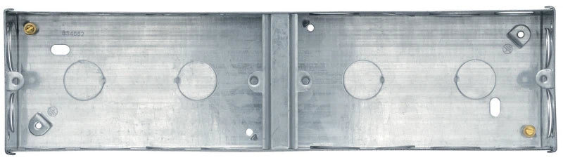 Box 2X2 Gang Back 35mm Steel — Trade Superstore Online