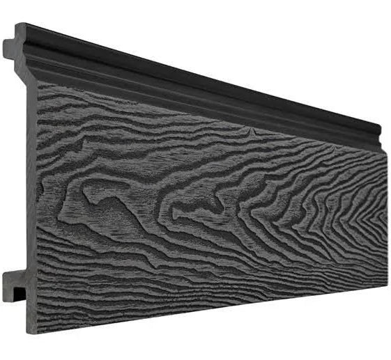 Charcoal Woodgrain Cladco WPC Wall Cladding Board (3.6m length) — Trade ...