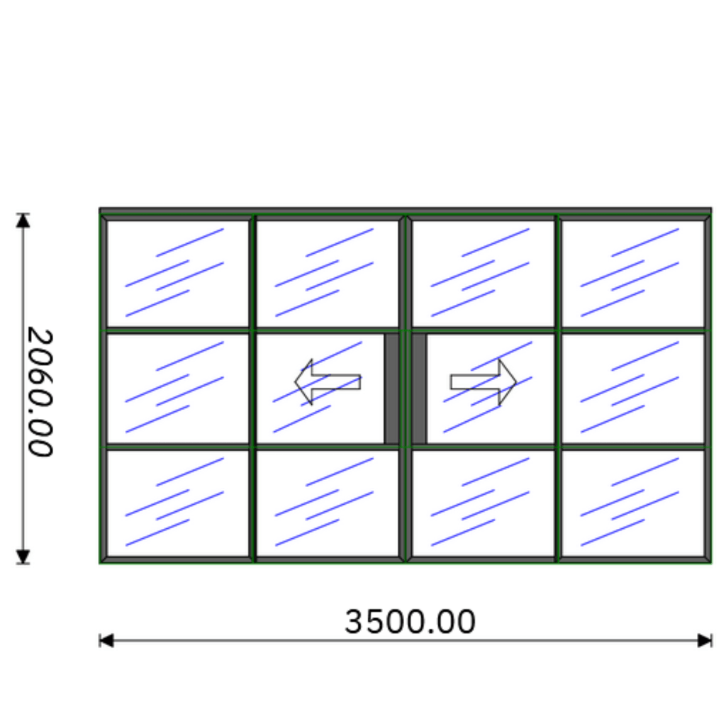 Internal Aluminium Doors & Partitions - AluSpace Internal Screening Sy ...