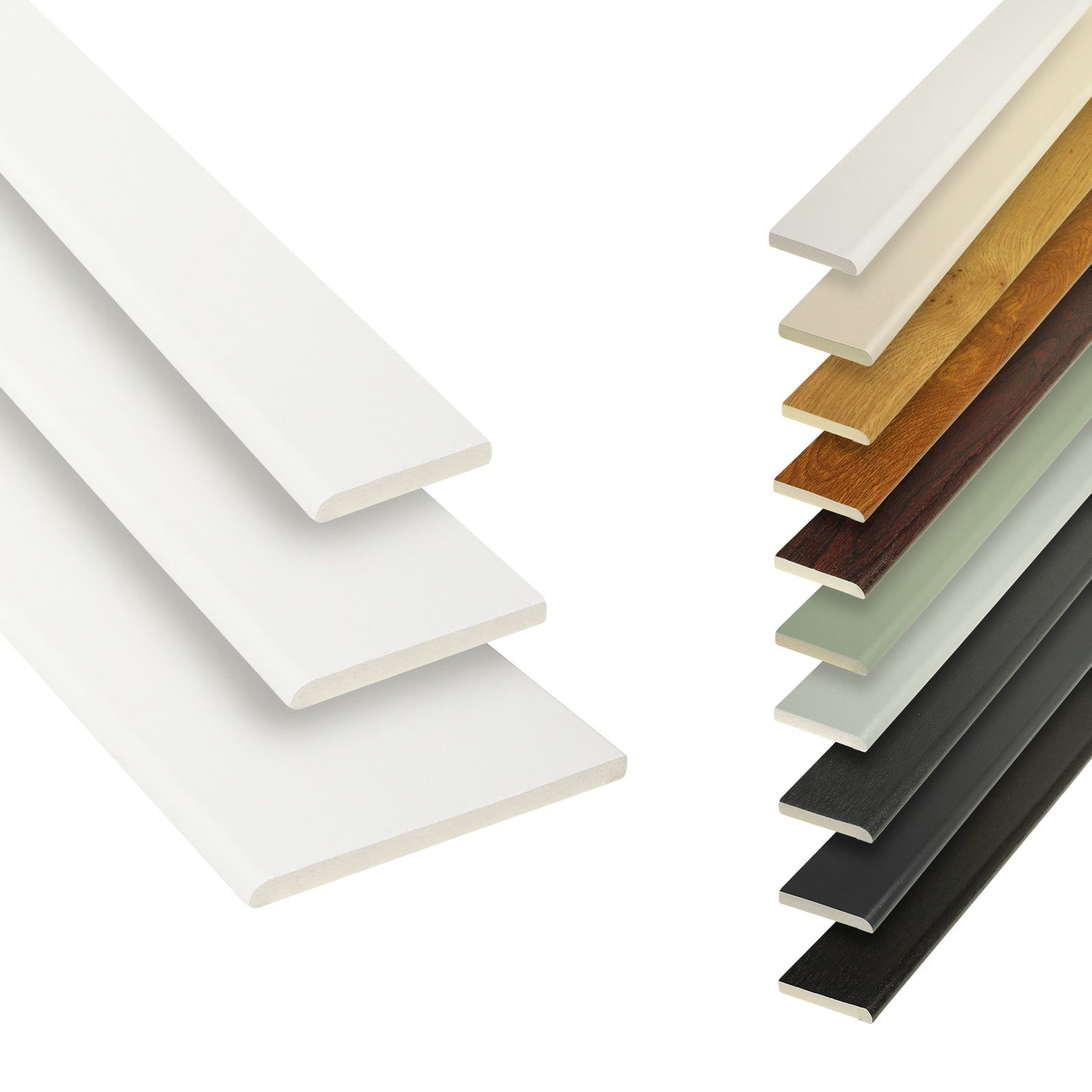 Pencil Round Architrave Flat 95mm (5m Length) — Trade Superstore Online