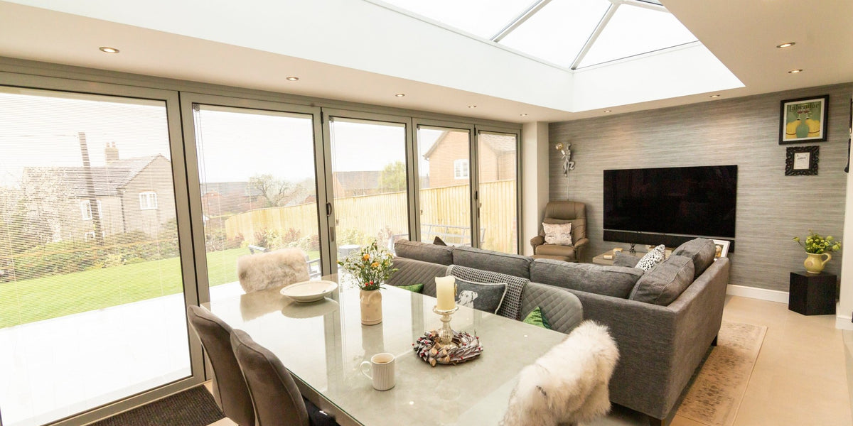 White Wendland UPVC Roof Lantern – Ambi-Blue or Clear Glass — Trade ...